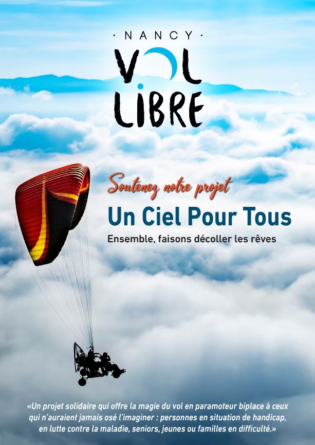 Un ciel pour tous : Vols en paramoteur pour tous avec Nancy Vol Libre